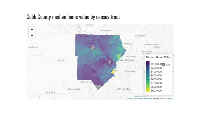Cobb County tax bill gone up? Here's an interactive map where you can ...
